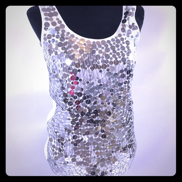 Style & Co. | Tops | Flashy White Tshirt | Poshmark